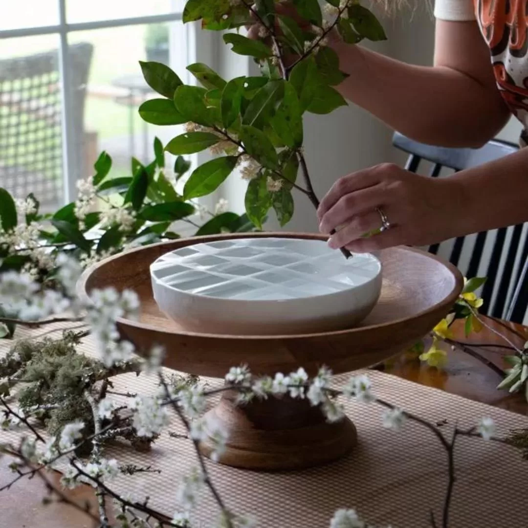 Foraged Spring Centerpiece - The Homestead Challenge