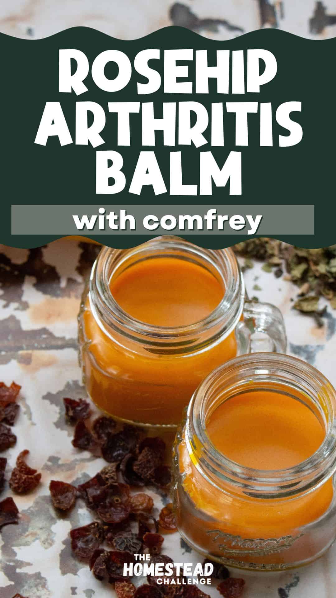 Homemade Rosehip Arthritis Balm Recipe - The Homestead Challenge