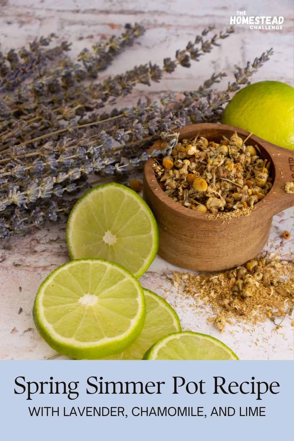 Simple Spring Floral and Citrus Simmer Pot Recipe - The Homestead Challenge