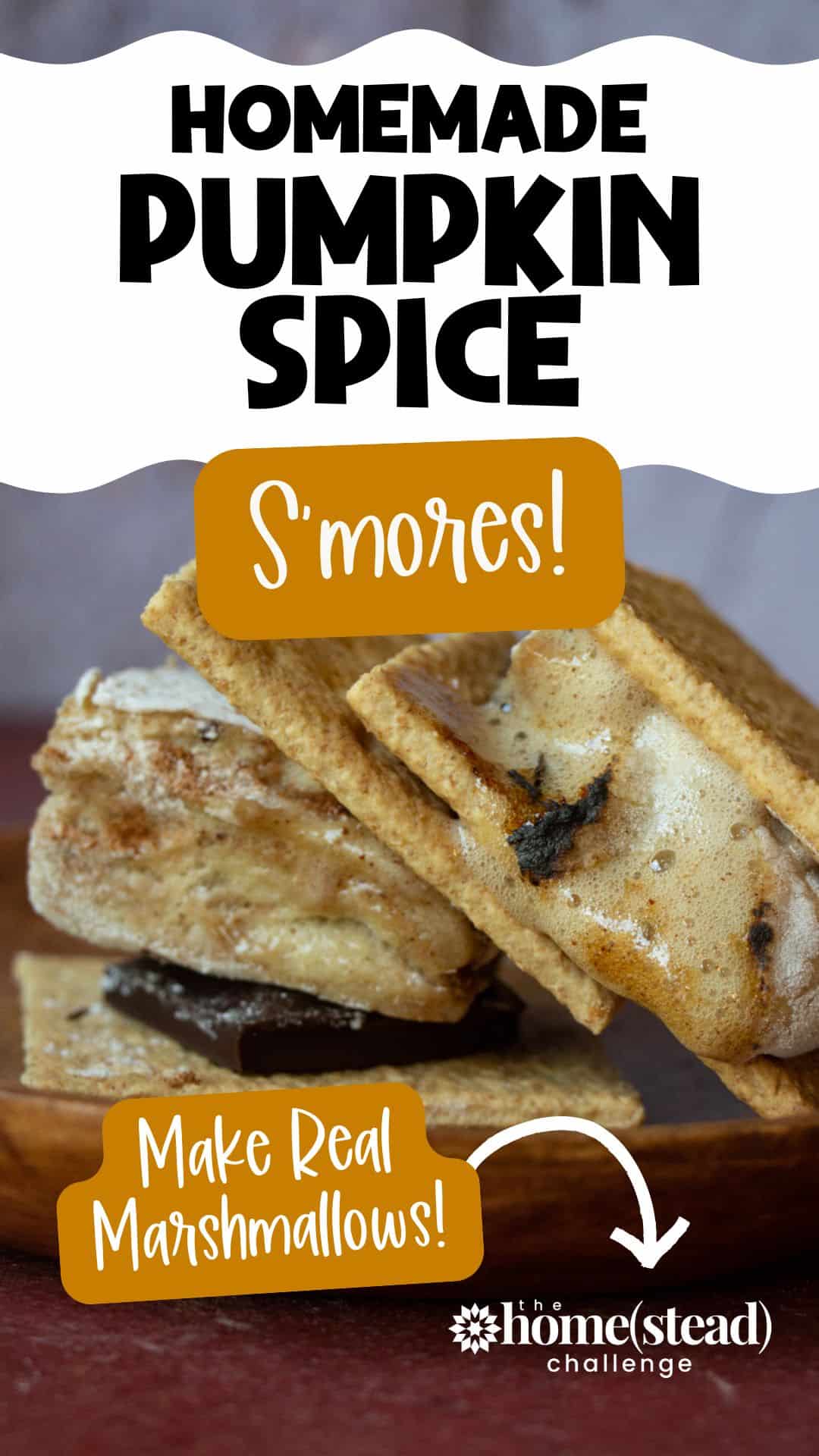Honey-Sweetened Pumpkin Spice Marshmallow Root S’mores - The Homestead ...