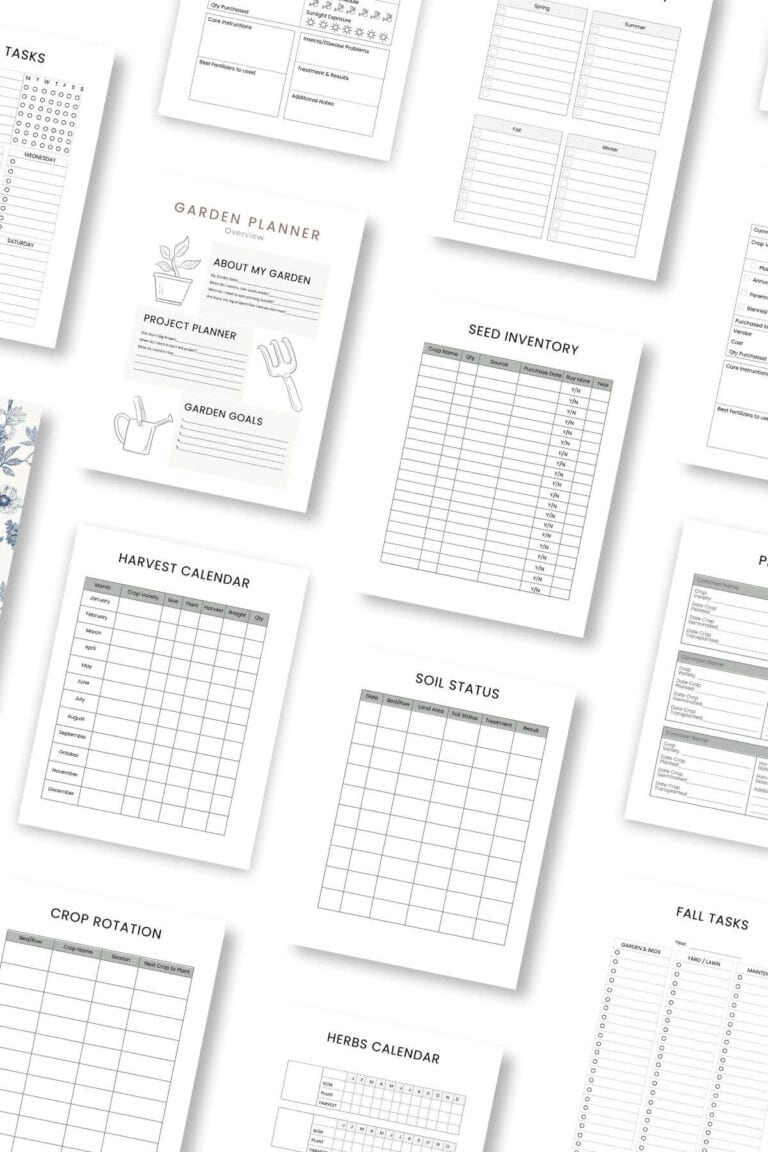Free Garden Planner Printable for Beginners - The Homestead Challenge