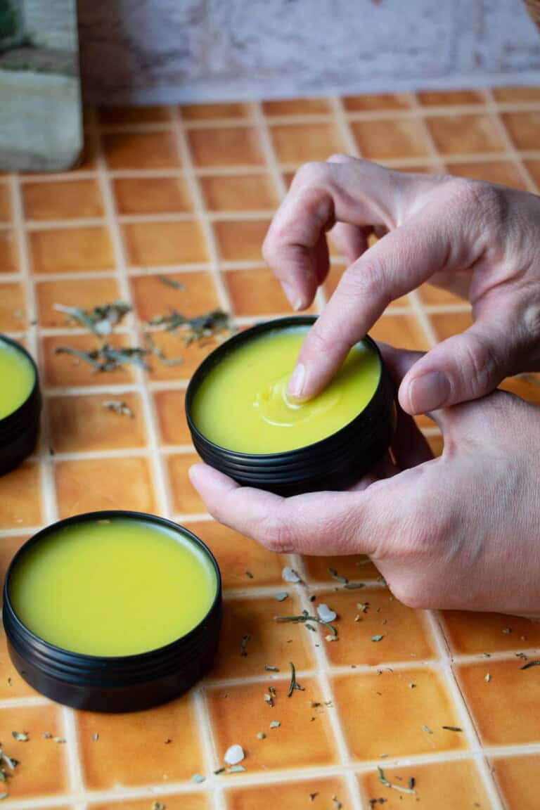 DIY Homemade Herbal Decongestant Chest Rub - The Homestead Challenge