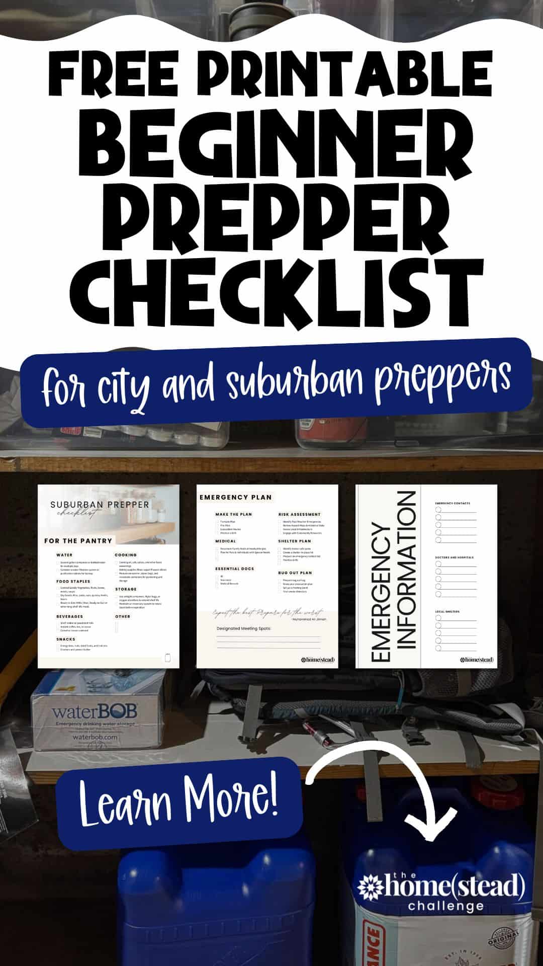 Free Prepper Checklist for City Dwellers and Suburbanites - The ...